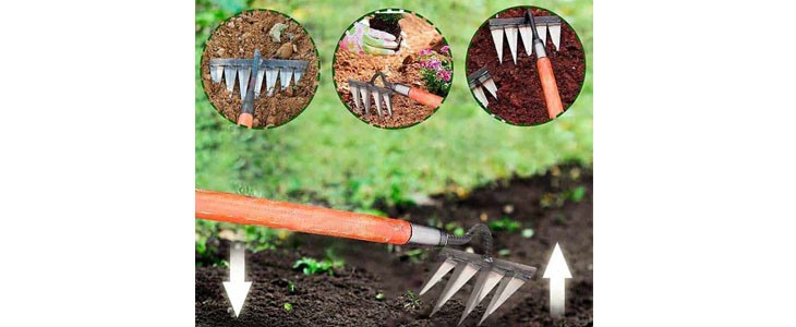 Univerzalna motika RakeHoe s 5 izbočenimi deli! - Kuponko.si